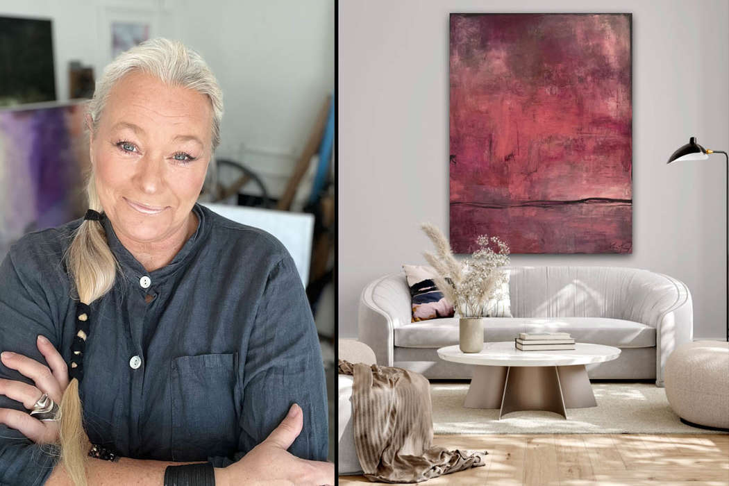 Maria Hamberg skapar helst med akryl eller kol » Norra Halland ...