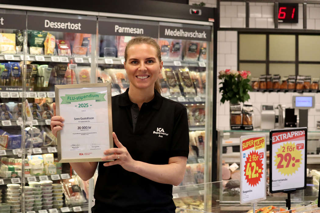 Sara får stipendium – ska bli framtidens ICA-handlare » Norra Halland ...